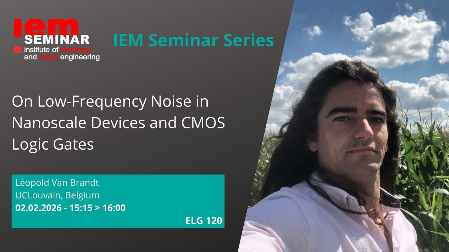 IEM Seminar Series: On Low-Frequency Noise in Nanoscale Devices and ...